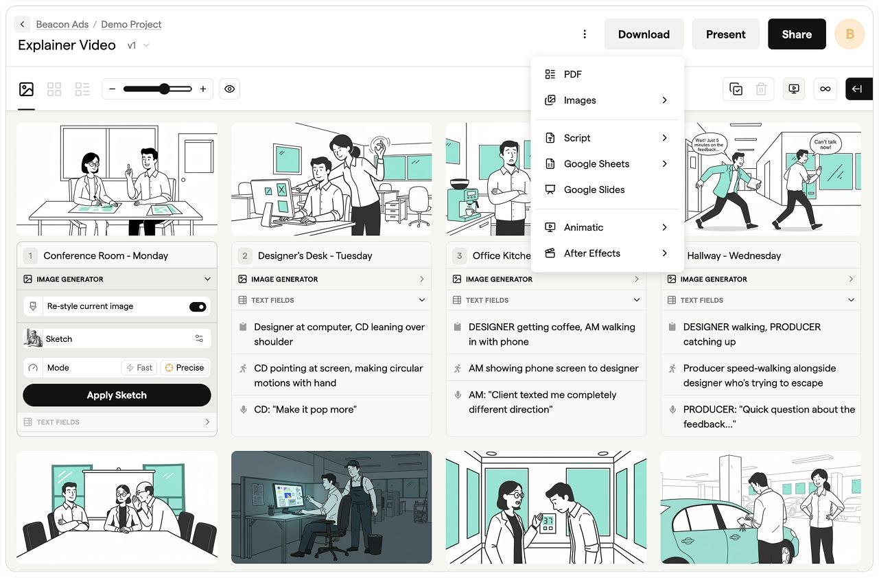Free Documentary Script Template | Boords
