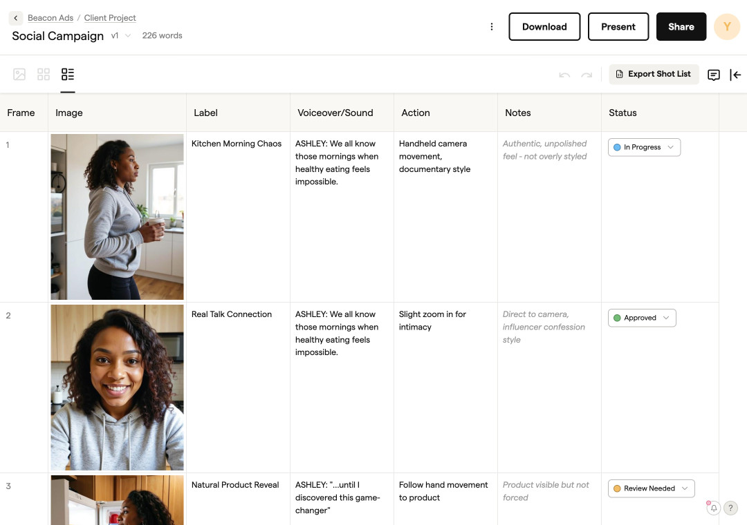 Storyboard Software for Studios & Agencies | Boords